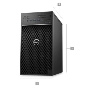 Dell Precision T3650 Workstation Desktop | Core i7-11700 - 1TB SSD Hard Drive - 32GB RAM - Nvidia Quadro P620 2GB | 8 cores @ 4.9 GHz - 2GB GDDR5 Win 10 Pro Black