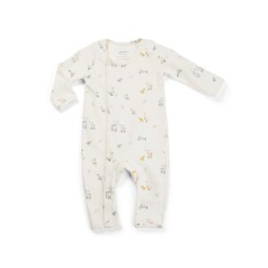 pehr straight snap romper just hatched / 6-12 mos, multi