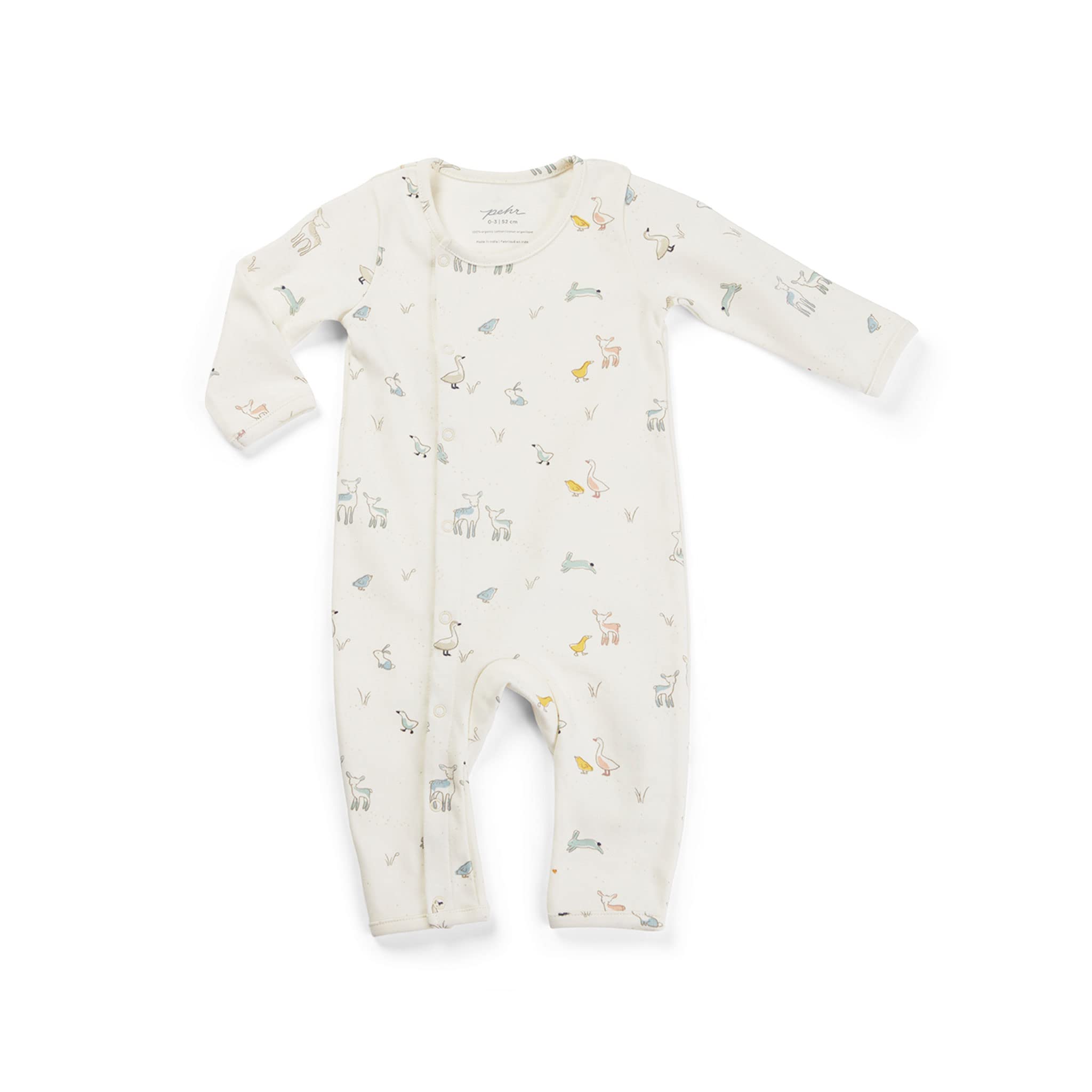 PEHR Straight Snap Romper Just Hatched / 6-12 mos, Multi