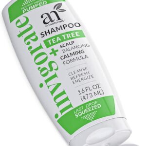 Artnaturals Tea Tree Shampoo - Patented Dual Dispensing Bottle -16 Fl Oz / 473ml - Get every last drop Sulfate Free – With 100% Pure Therapeutic Tea Tree Essential Oil for Itchy Scalp