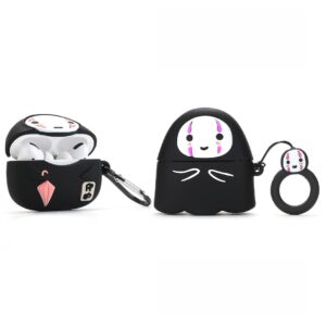 【2 pack】 3d case for airpod pro/pro 2nd,3d cartoon anime cute for kids girls teens boys,fashion kawaii character soft case for airpod pro 2019/pro 2nd 2022