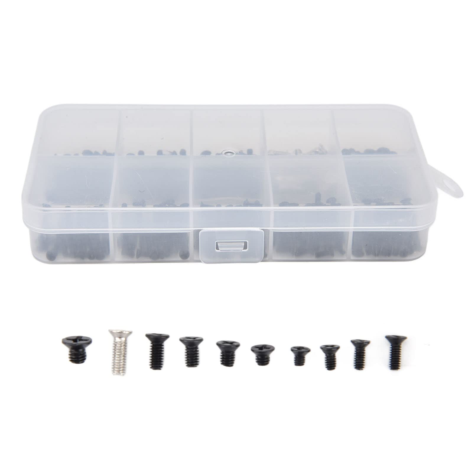 EVTSCAN 500Pcs Laptop Screw Stainless Steel Cross Screws Accessory Set Kit for Maintenance Repair