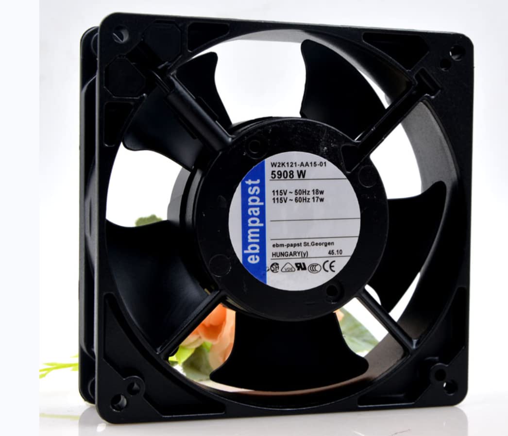 TYP 5908 W 127x127x38mm 115V 18/17W 12.7CM Cooling Fan