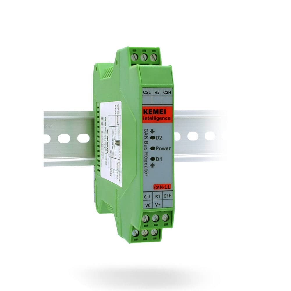 Industrial CAN Bus Isolated Repeater Isolator Module Barrier 1Mbps Isolation Din Rail mounting