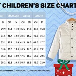 Leyay Winter Coat For Kids Button Up Down Jacket Children Snow Outwear Waterproof