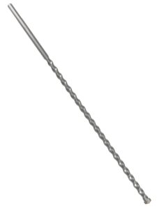 chuck's bits 1/2 inch x 24 inch (approx.) masonry bit, carbide-tipped carbon steel (12mm x 600mm)