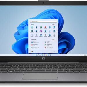 HP 2022 Stream 14" HD Display, Intel Celeron N4000 Dual-Core, 4GB DDR4 Memory, 128GB Storage (64GB eMMC+64GB Card), HDMI, WiFi,Webcam, Bluetooth, 1-Year Microsoft 365, Win 11 Home S, Brilliant Black