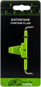 gatortape curtain claw for precision curtain drop measurements