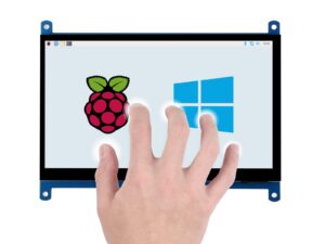 for raspberry pi 7inch hdmi lcd (c) rev4.1, 7" 1024×600 capacitive touch screen ips display monitor for raspberry pi 4b/3b+/3b/2b/b+/a+/zero w/wh/beaglebone black/banana pi, pc windows 10/8.1/8/7