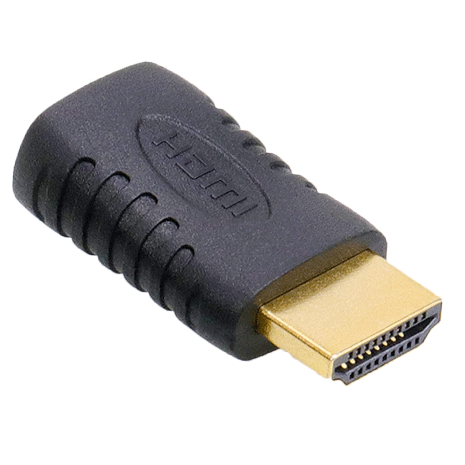 CLAVOOP HDMI to Mini HDMI Adapter, Mini HDMI Female to HDMI Male Connector Support 3D 4K 1080P -1 Pack