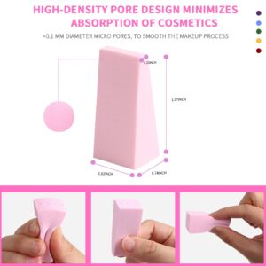 WSYUB Makeup Wedges, 96Pcs Makeup Blenders Sponges, Soft Sponge Cosmetic Puff Small Wedge Shape, Latex Free Foam Sponges Powder Puff