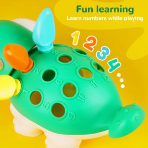 NiToy Montessori Toys for One Year Old Dinosaur Games Baby Sensory Toy Learning Resources STEM Educational Toys for Fine Motor Skills Birthday Gifts for 6-12 12-18 Months Toddlers 1-3