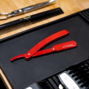 Professional Straight Razor - Minimal Exposure Straight Razor Kit with 10 Gravity Premium Blades, .5mm Exposed (Old Testament)