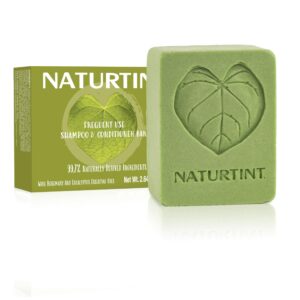 naturtint shampoo & conditioner bar (rosemary eucalyptus) - naturally derived ingredients, cruelty free, all hair types, travel approved