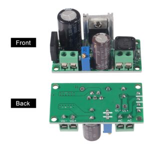 ACEIRMC 6pcs AC/DC to DC Step Down Buck Converter AC 5-30V DC 5-48V 24V 36V 48V to DC 2.5-35V 12V Voltage Regulator Board 2A Adjustable Volt Power Supply Module