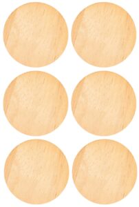 wooden coins for montessori object permanence coin box - chunky wood replacement coin set - wooden tokens for counting - montessori toys for 1 year old - infant developmental coin drop toys