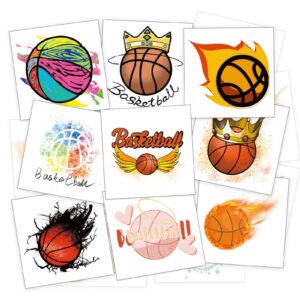 metker basketball (160 pcs) kids waterproof temporary tattoos,children's temporary tattoo toys,boy face tattoo stickers, boy girl temporary tattoos