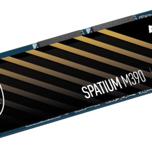 MSI SPATIUM M390 NVMe M.2 500GB Internal Gaming SSD PCIe Gen3 up to 3300MB/s 3D NAND Up to 1200 TBW