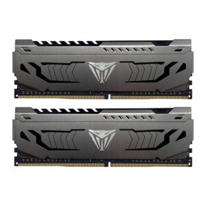 patriot viper steel ddr4 ram 16gb (2x8gb) 4000mhz cl16 udimm desktop gaming memory kit - pvs416g400c6k