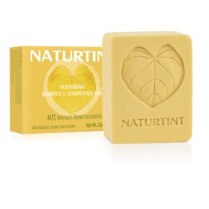 naturtint shampoo & conditioner bar (honey) - naturally derived ingredients, cruelty free, all hair types, travel approved