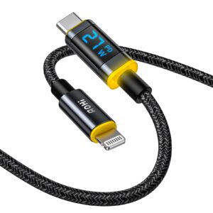 aohi usb c to lightning cable, type c to lightning pd fast charge cable