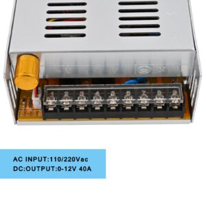 AC to DC Power Supply, 48V 10A 480W Switching Power Supply Voltage Regulated Converter