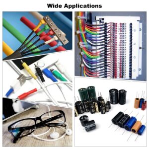 560PCS Heat Shrink Tubing Kit, 2:1 Wire Shrink Wrap Tubing Wire Heat Shrink Tube Kit, Assortment Electric Colored Insulation Heat Shrink Tubing with Box