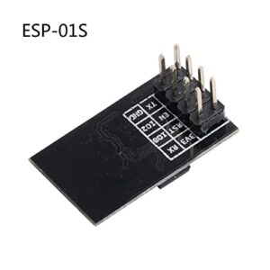 Wishiot ESP8266 ESP-01S WiFi Wireless Serial Transceiver Module 4MB Flash 3.3V Wi-Fi Module Compatible with Ar-duino IDE (5)