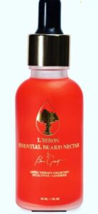 l'biron beard nectar - lavender eucalyptus - aromatherapy nectar that restores moisture, softens hair and reduces itch