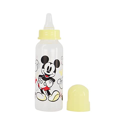 Baby Bottles 9 oz for Boys or Girls | 3 Pack of Disney Many Mickeys Infant Bottles for Newborns and All Babies | BPA-Free Plastic Baby Bottle for Baby Shower