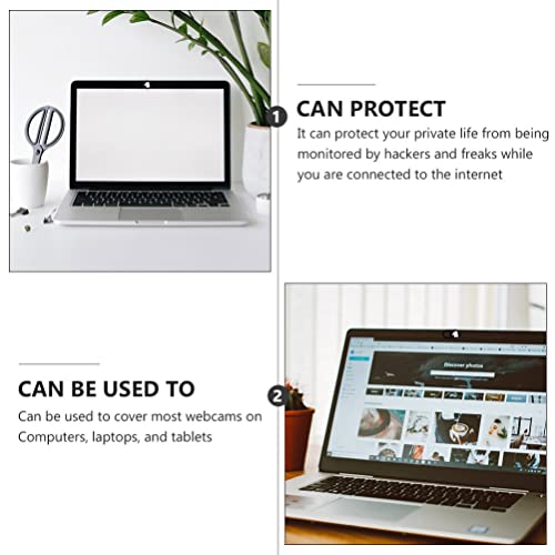 SOLUSTRE 18 pcs Camera Cover Indicator Light Webcam Slide Blocker Laptop Privacy Protection Laptop Camera Computer Tablets Webcam Cover Slide Webcam Cover for Laptop Flat abs