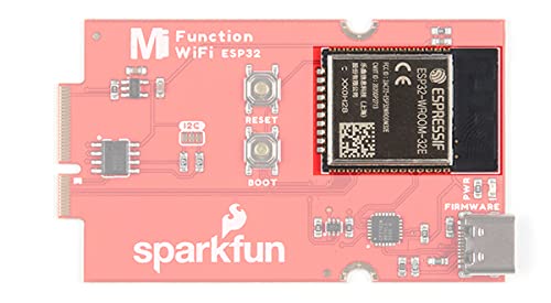 SparkFun MicroMod WiFi Function Board - ESP32 - Add Wireless Options to MicroMod Processor Boards - ESP32_WROOM Module w/at Command firmware Combine w/MicroMod Processor & Main Boards