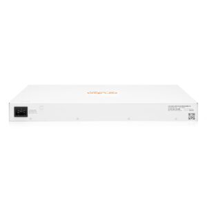 HPE Networking Instant On Switch Series 1830 24-Port Gb Smart-Managed Layer 2 Ethernet Switch with PoE | 24x 1G | 2X SFP | 12x CL4 PoE (195W) | Fan-Less | US Cord (JL813A#ABA)