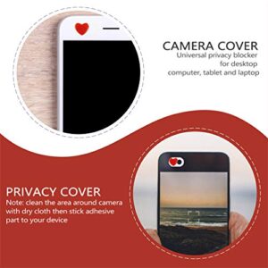 SOLUSTRE 12 Pcs Privacy Cover Webcam Lens Cover Web Hood Cover Webcam Cover Slide Laptop Lens Cover Cam Privacy Cell Cover Slider Accessories Love Money