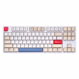 zmx soy milk custom keycaps,136 keys pbt dye-heat sublimation cherry profile personalized keycaps set for mx switch compatible with mac windows pc mechanical gaming keyboard