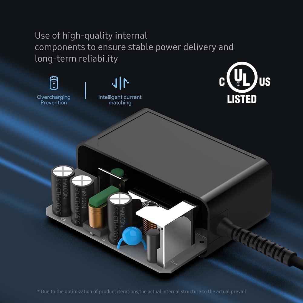 KFD 19V 1.3A-2.53A Power Supply Adapter for LG Monitor 34UM58 34UM61 34UM57 24MP60G 34WK650 34WL500 34WK500 34UM59 34UM56 24MP450 27GL83A 22MK600M 25UM58 27UN83A LG PF50KA PH450UG Projector Charger