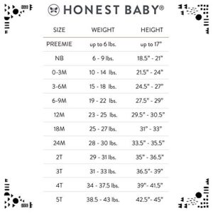 HonestBaby Multipack Short Romper Sets and Dresses 100% Organic Cotton for Infant Baby, Toddler Boys, Girls, Unisex (LEGACY), Tiki Scenic, 0-3 Months