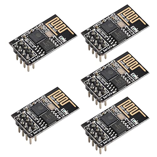 Wishiot ESP8266 ESP-01S WiFi Wireless Serial Transceiver Module 4MB Flash 3.3V Wi-Fi Module Compatible with Ar-duino IDE (5)