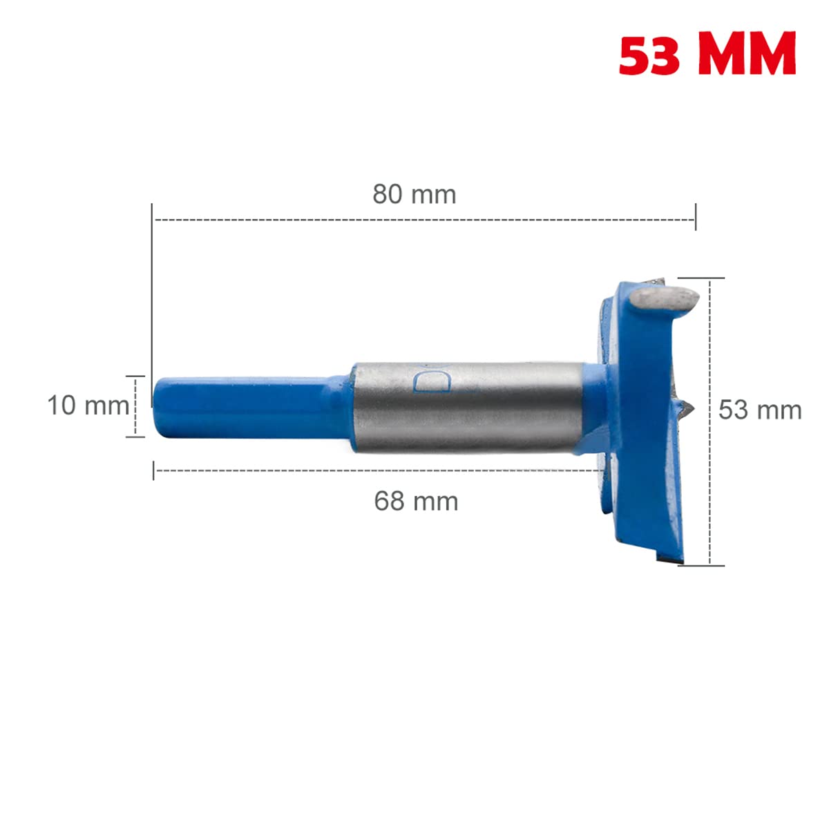 SagaSave 53mm Forstner Drill Bits Hole Saw,Tungsten Carbide Wood Cutter Auger Opener for Wood Woodworking Hinge Hole Drilling Boring Bit Cutter 1PCS