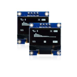 2pcs 0.96" 7 pin oled display 128 x 64 ssd1306 i2c screen driver 128x32 3.3v ~ 4.2v for ledger nano s (white light font)