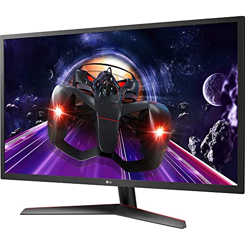 LG 32MP60G-B 31.5" Full HD 1920x1080p 16:9 1ms AMD FreeSync IPS Monitor Bundle with Deco Gear Mechanical Gaming Keyboard and 2X Deco Gear 6FT 4K HDMI 2.0 Cable