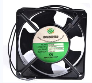 ds12038 120x120x38mm 220-240v 0.12a 22w 2-wire cooling fan