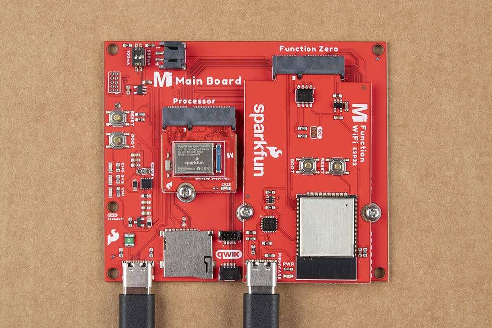 SparkFun MicroMod WiFi Function Board - ESP32 - Add Wireless Options to MicroMod Processor Boards - ESP32_WROOM Module w/at Command firmware Combine w/MicroMod Processor & Main Boards