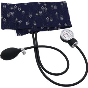 Prestige Medical Premium Adult Aneroid Sphygmomanometer, Shooting Stars Navy