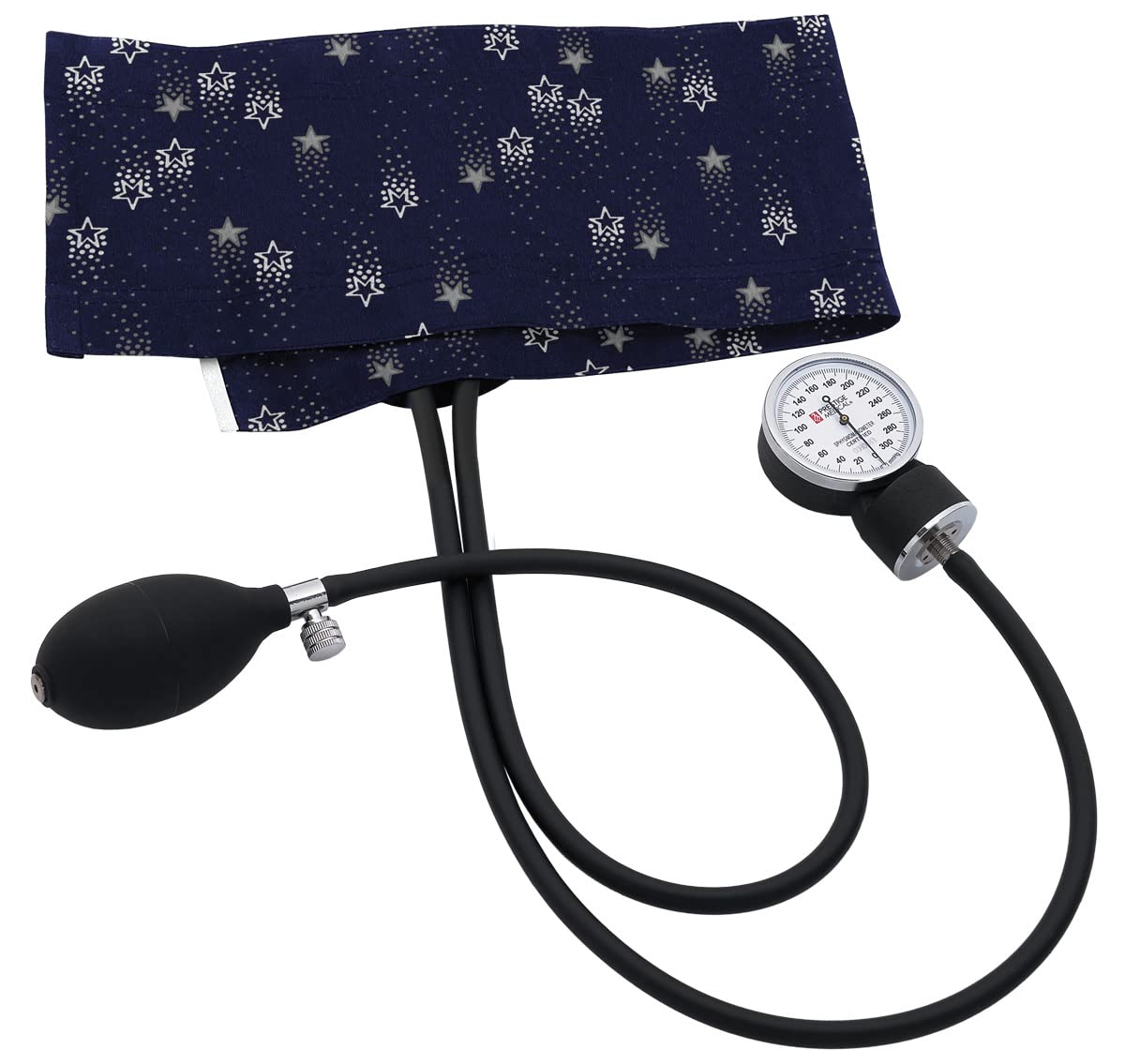 Prestige Medical Premium Adult Aneroid Sphygmomanometer, Shooting Stars Navy