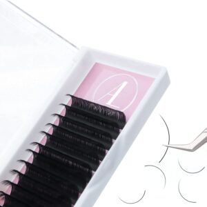 allove eyelash extension classic lash extensions 0.15 d curl 8-15mm mixed tray premium silk individual volume lash extensions lash trays for lash extensions supplies single eyelash extensions