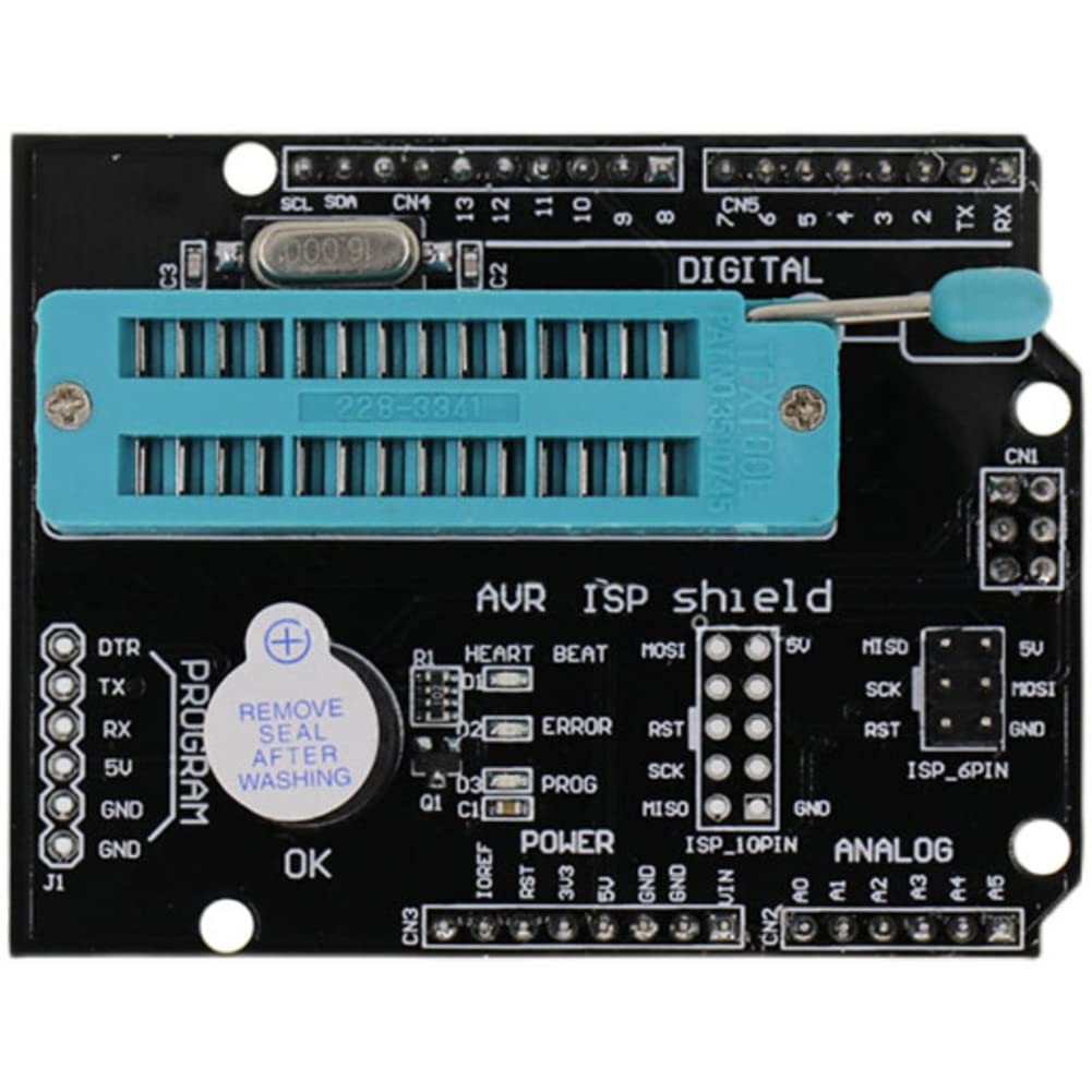 AVR ISP Shield Burning Burn Bootloader Programmer for Arduino UNO R3 1pcs