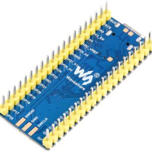 waveshare RP2040-Plus Board with Pre-Soldered Header, Pico-Like MCU Board Based on Raspberry Pi RP2040, Dual-Core Arm Cortex M0+ Processor Onboard 4MB Flash,USB-C Connector,Recharge Header,etc