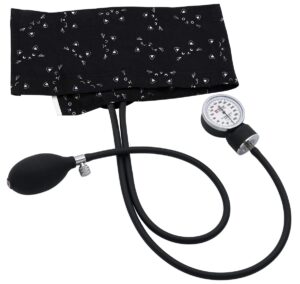 prestige medical premium adult aneroid sphygmomanometer, cats black & white