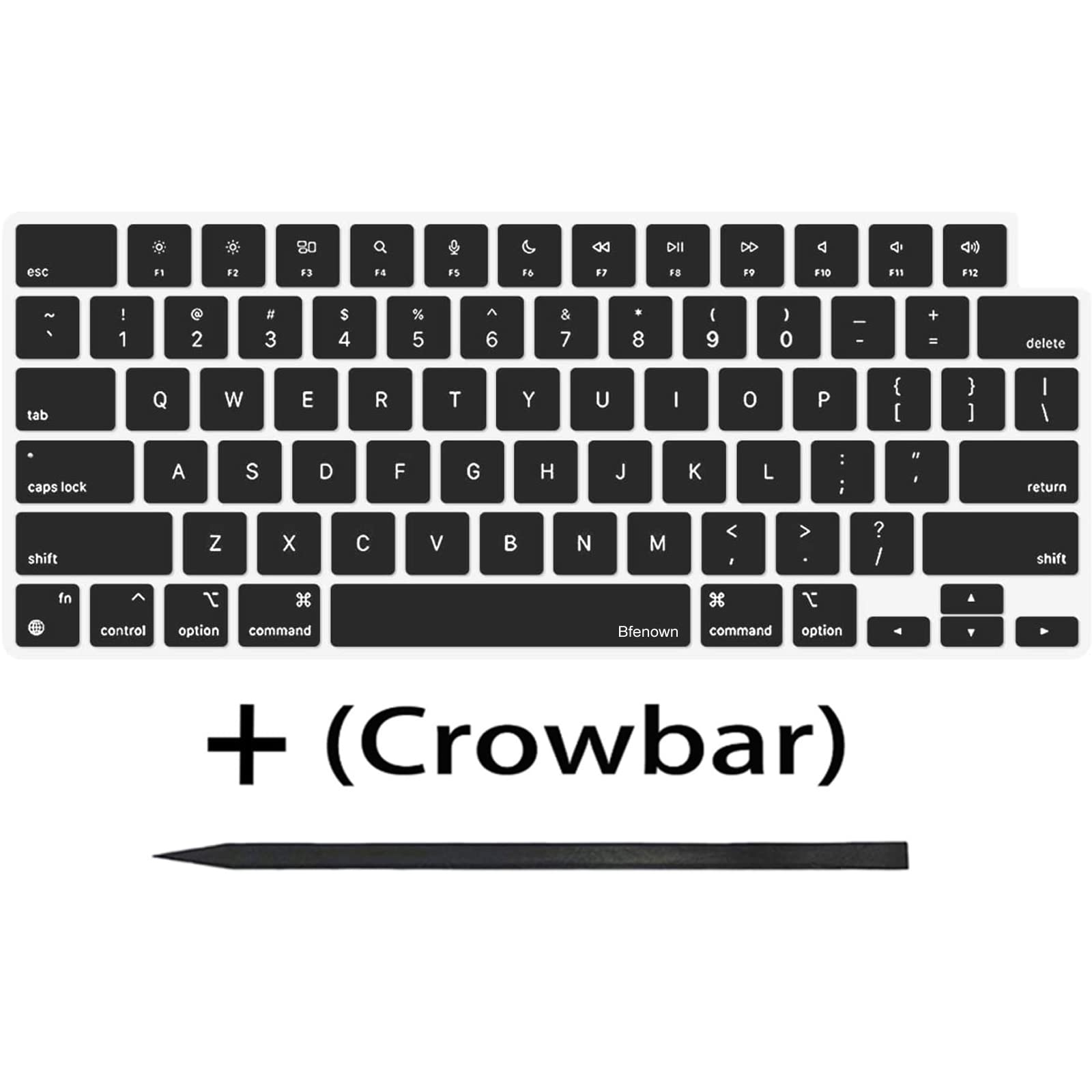 Bfenown Replacement US Keyboard keycap Keycaps Keys for MacBook Pro M1 Pro Max Retina 14 inch A2442 MKGR3 MKGT3 EMC 3650, 16 inch A2485 MK1E3 MK1H3 EMC 3651 2021 Year